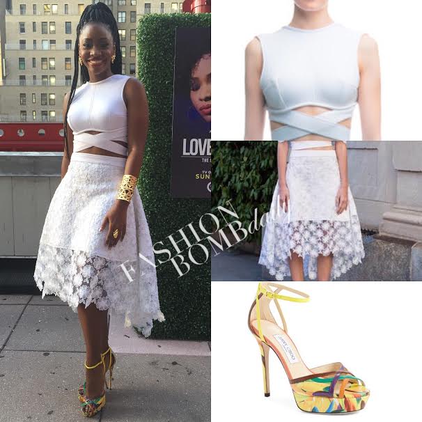 Splurge: Teyonah Parris' Love Under New Management Premiere Muehleder ...