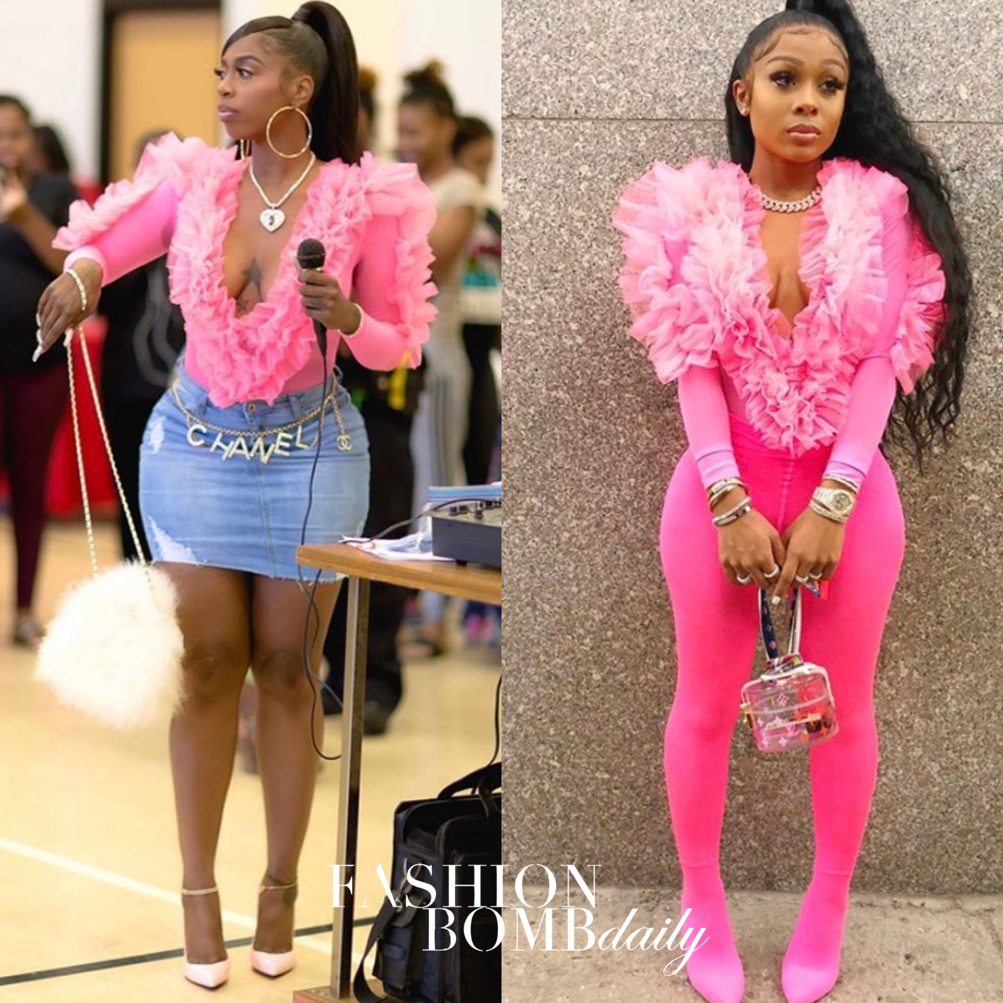 Who Wore It Better Jayda Cheaves Or Kash Doll In Fashion Nova S Pink