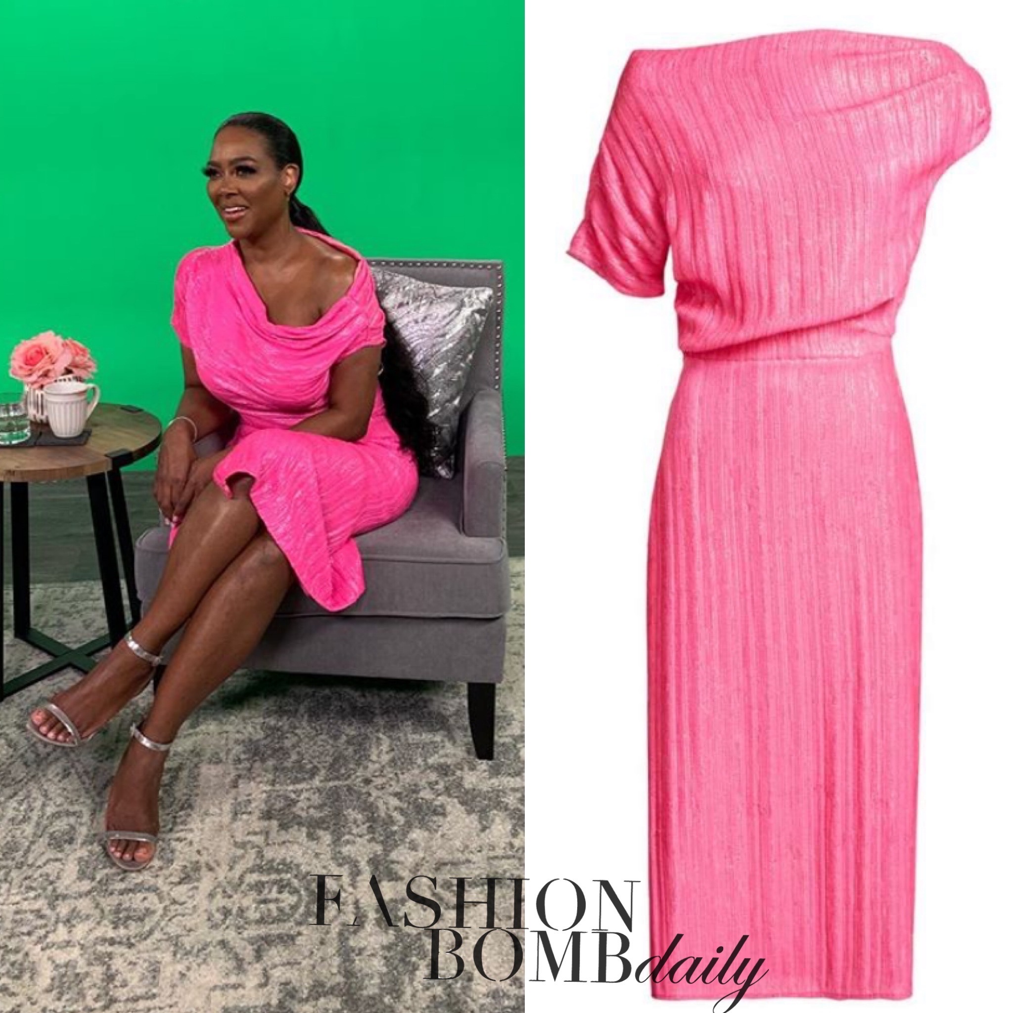 Found: Kenya Moore's Real Housewives After Show Rachel Comey Hot Pink ...