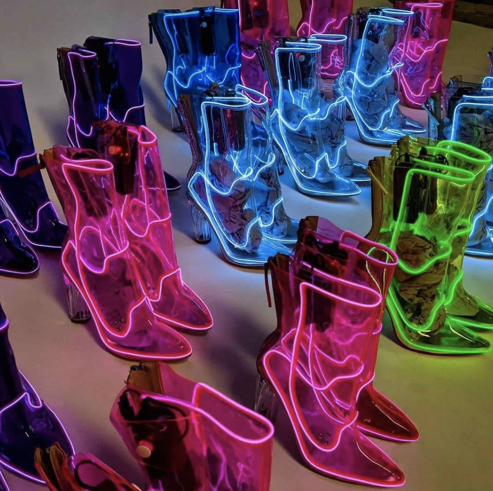 Bomb Accessories: ‘Out Past Midnight’ Light Up Boots by Neon Cowboys ...