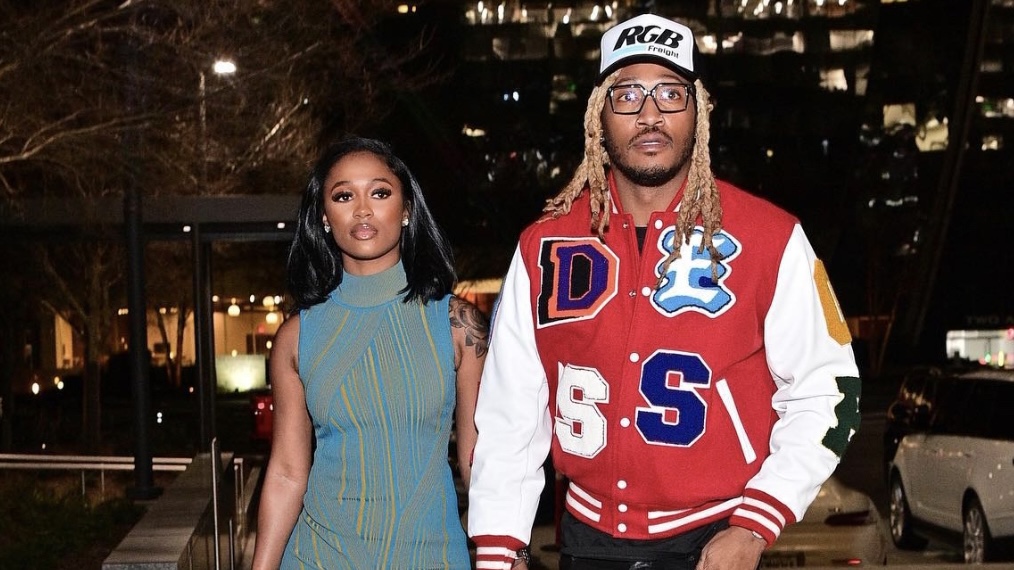 Wardrobe Inquiry: Dess Dior Steps Out With Future in Herve Leger Blue ...