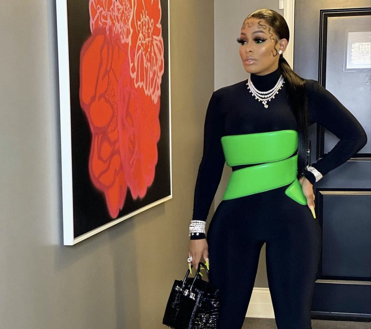 Keyshia Ka'oir Attends The NBA Finals Game Wearing Bottega Veneta ...