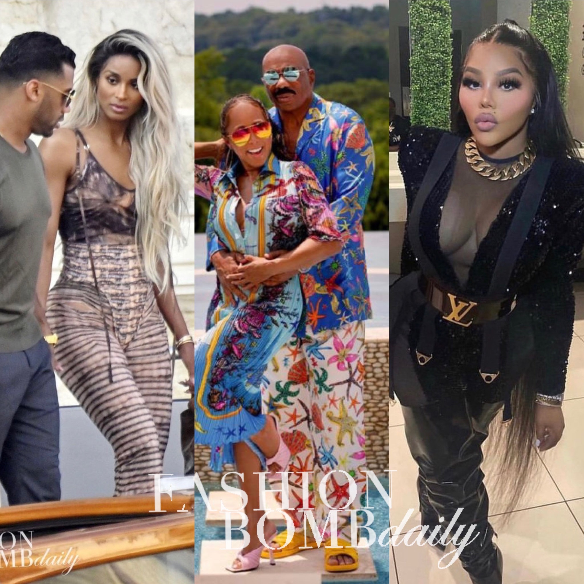 Look of the Week: Ciara in Charlotte Knowles, Steve and Marjorie Harvey ...