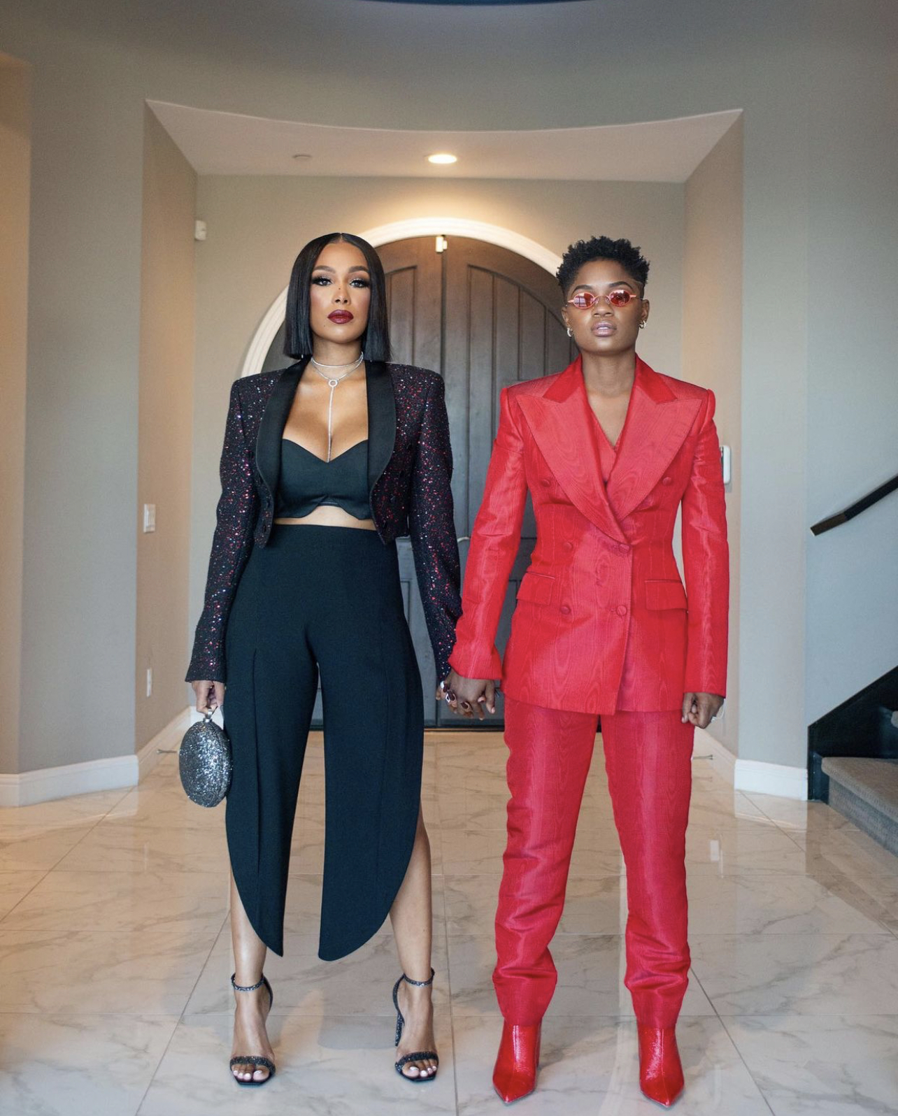 Bre-Z and Chris Amore Supply Bomb Couple Style Moment at the 'The Harder They Fall' Premiere in ...