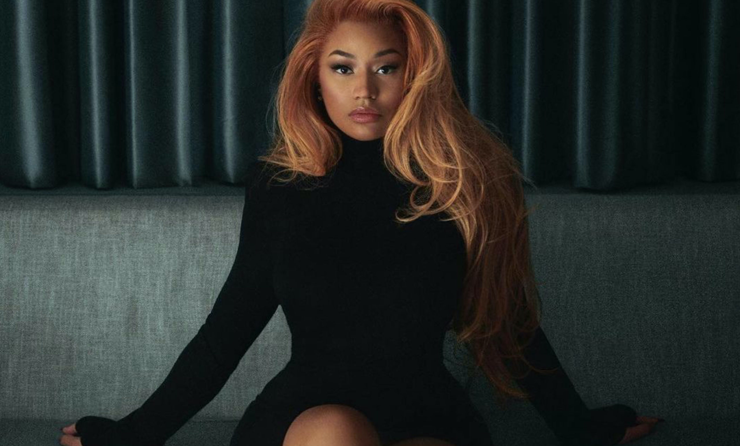 Nicki Minaj Poses for Do We Have a Problem Video in Black Robert ...