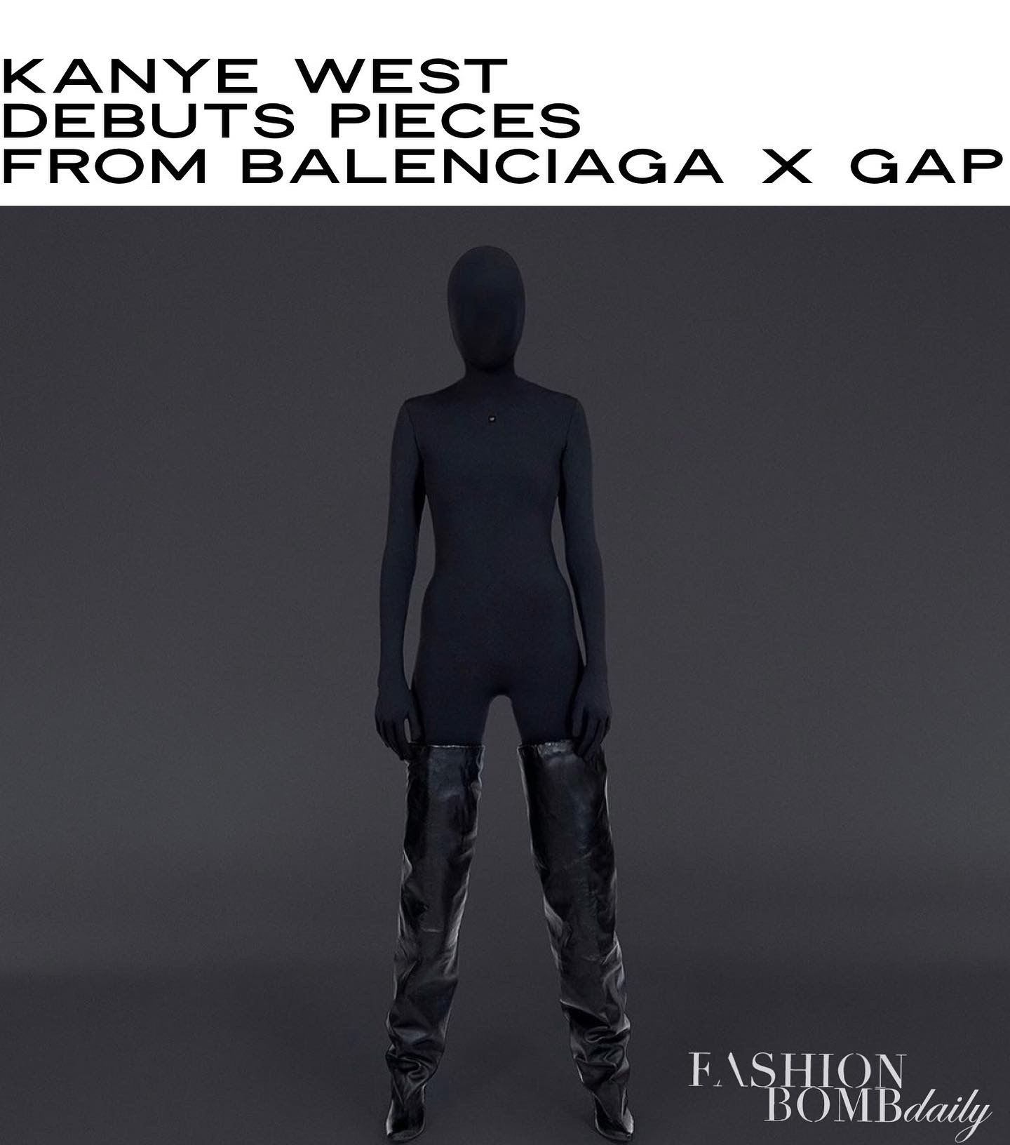 Kanye West Releases Images Dark, Cryptic Balenciaga x Gap Collection ...