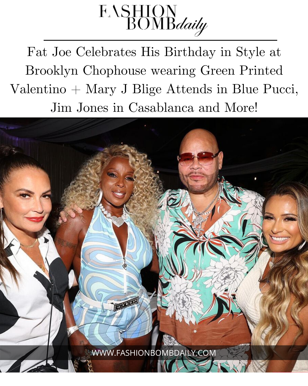Fat Joe Celebrates His Birthday in Style at Brooklyn Chophouse wearing ...