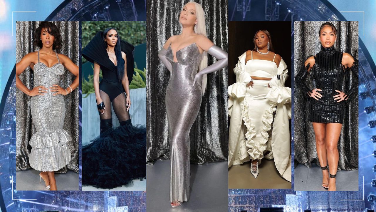 The Renaissance Movie Premiere: Beyoncé Wore a Custom Silver Versace ...
