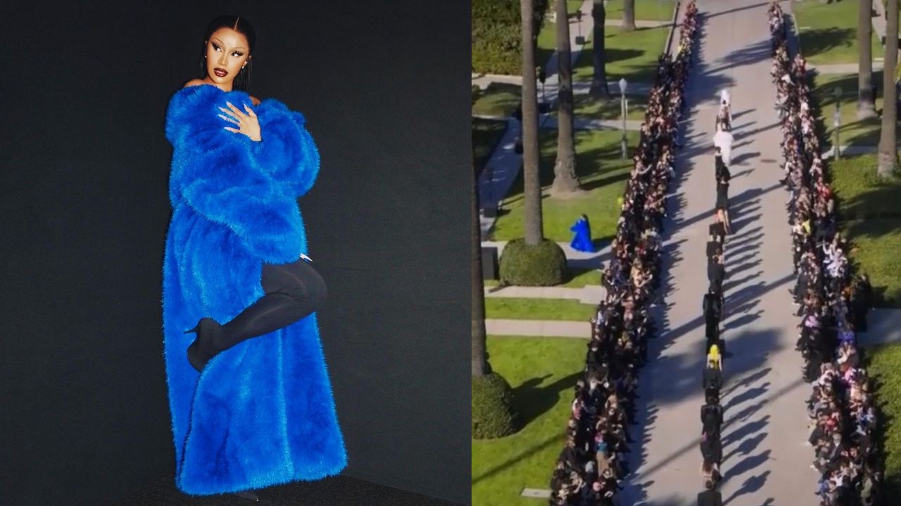 Cardi B Made Her Runway Debut at the Balenciaga PF '24 Show in Los ...