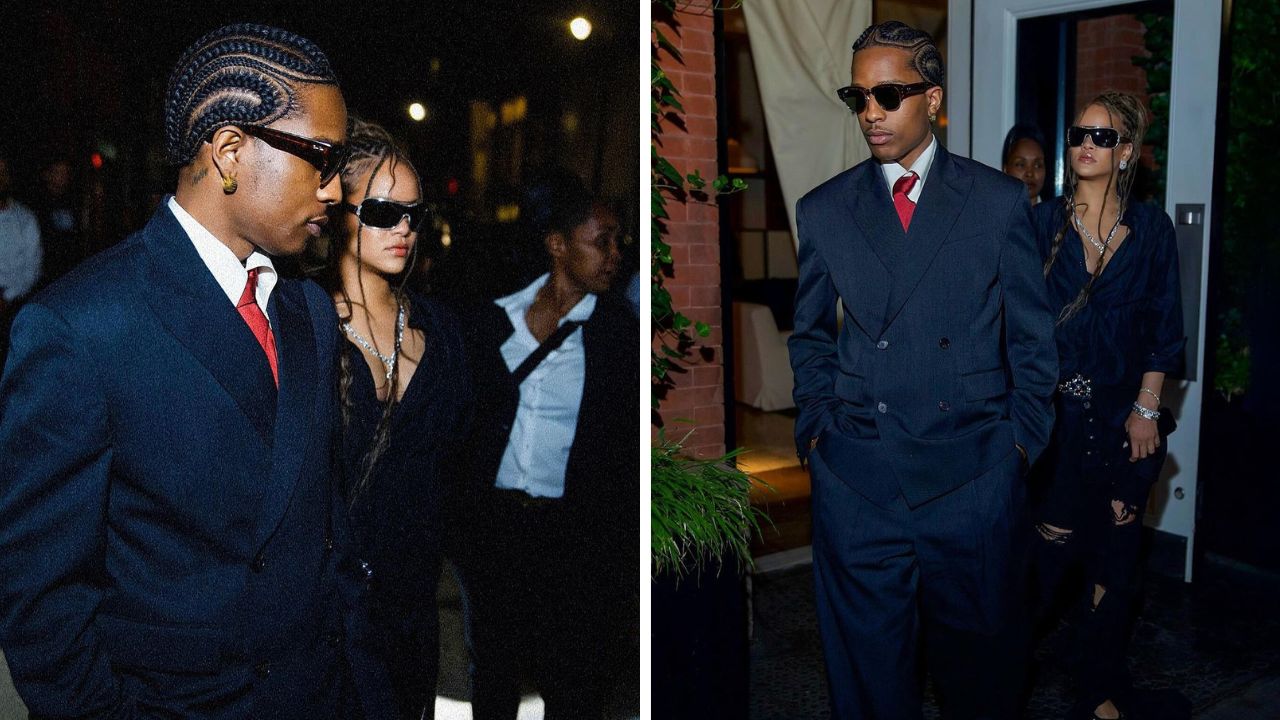 Fashion Bomb Couple: Rihanna Stepped Out with A$AP Rocky in $1,050 ...
