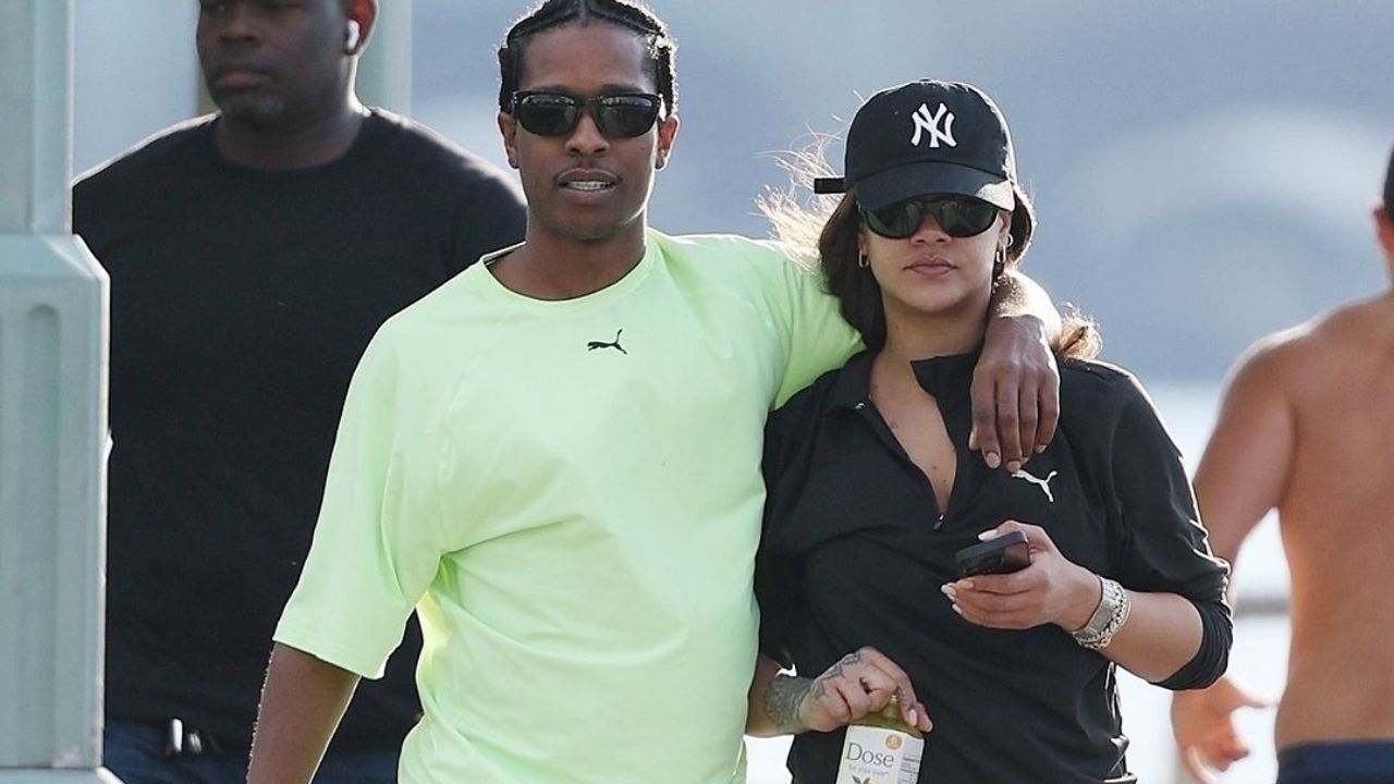 Rihanna and Beau A$AP Rocky Spotted Strolling Around New York in Puma ...