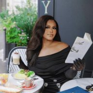 Oprah Winfrey and Gayle King Serve Elegant Style in Burgundy Printed ...