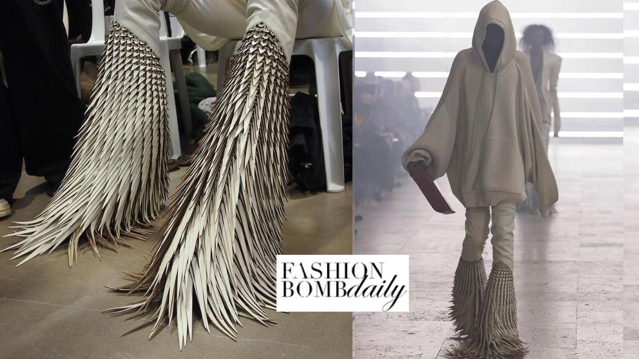 Bomb Accessories: Rick Owens Debuted White Statement 'Kiss Boots' for ...