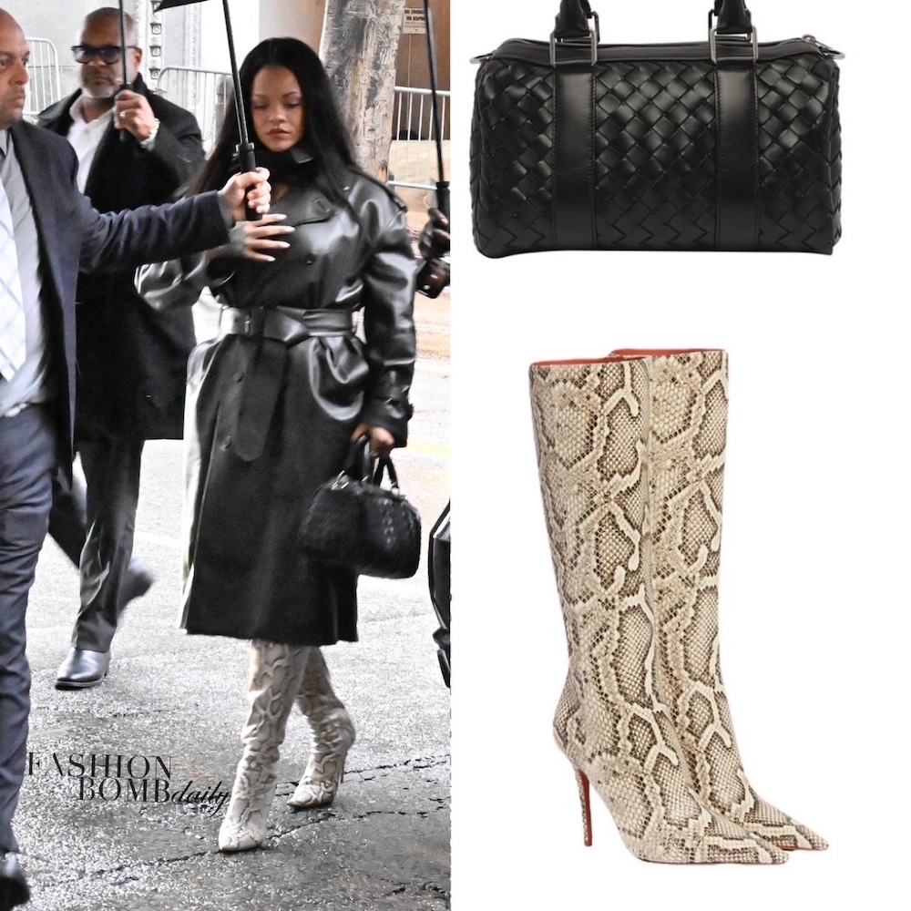 Rihanna and son RZA Support ASAP Rocky in Court, with Rihanna in a ...