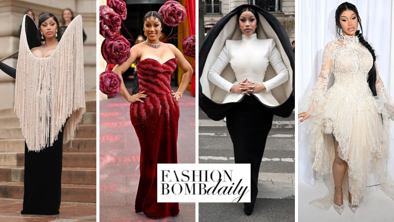 Our 'Top 4 'Favorite Cardi B Looks at Paris Fashion Week including a ...