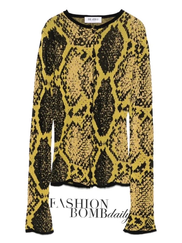 Cardi B Confirms Pregnancy in Bold Yellow and Black The Attico ...