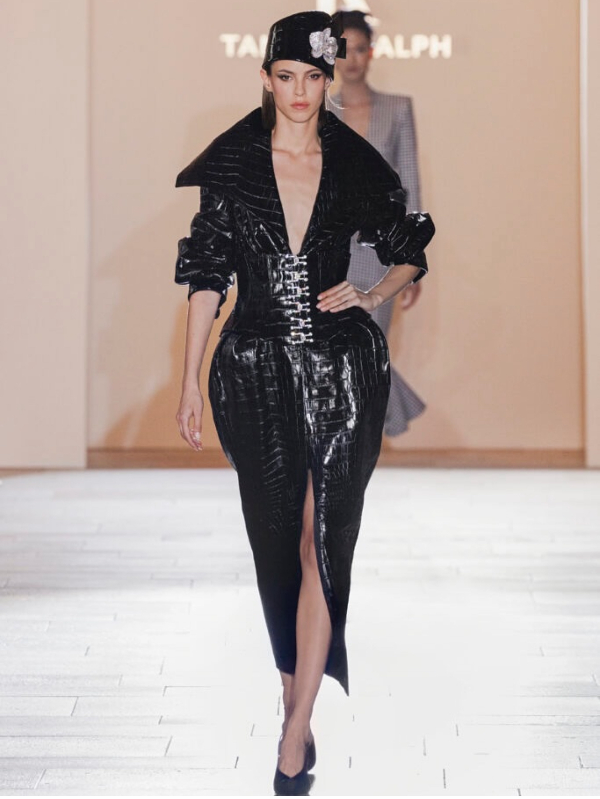 The Hulu All's Fair Premiere in London: Teyana Taylor in a Black Tamara ...