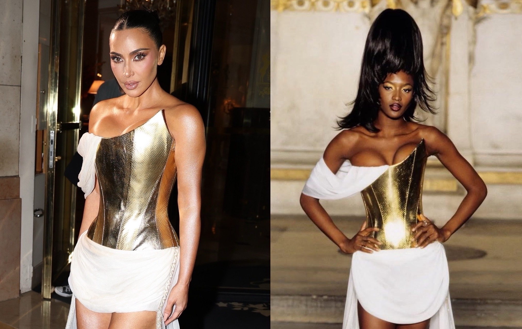 Kim Kardashian Celebrates Her Birthday Naomi Campbell’s Iconic Givenchy ...