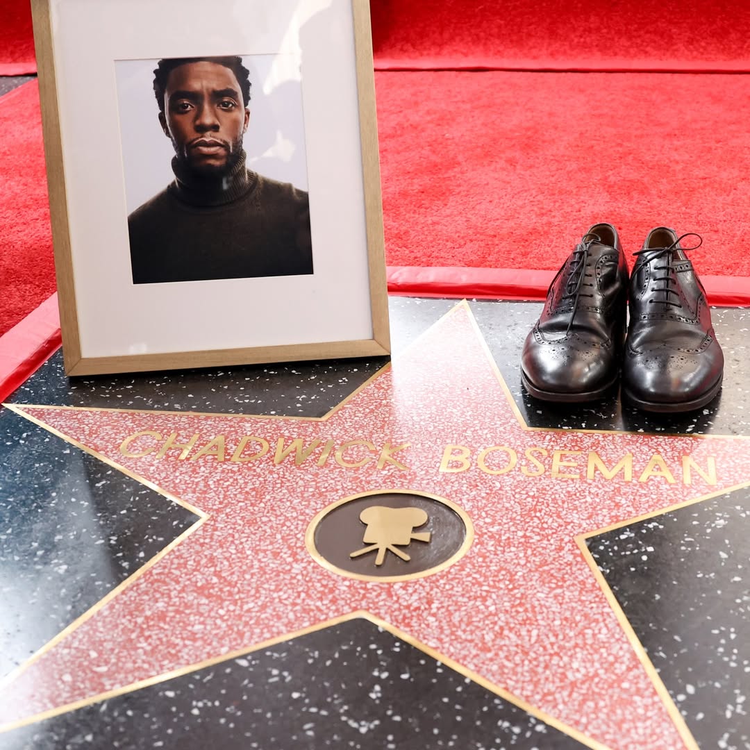 Chadwick Boseman Honored with Posthumous Hollywood Walk of Fame Star as ...
