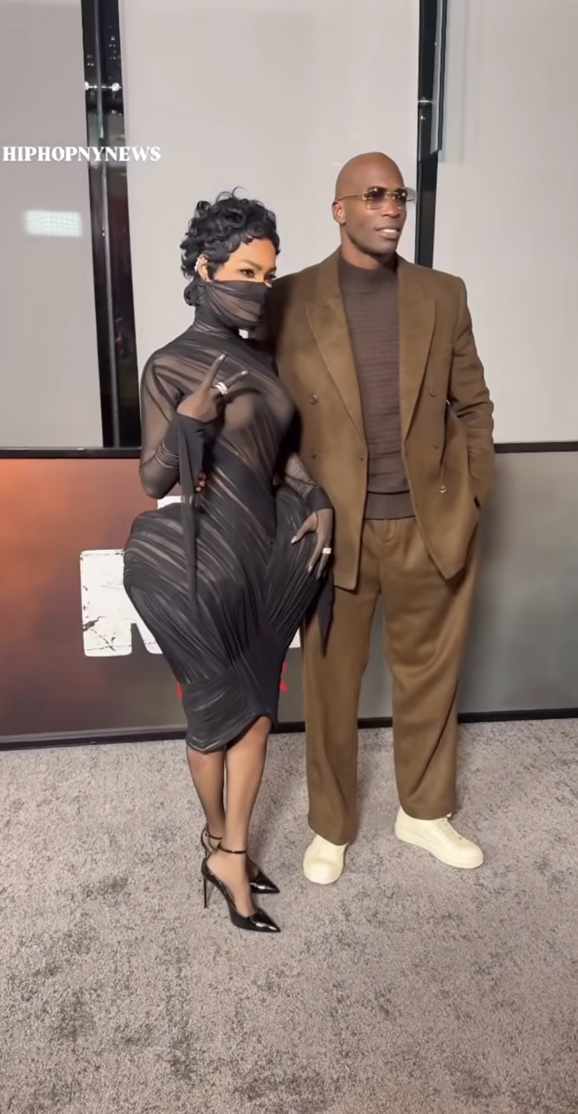 Teyana Taylor Makes a Statement in a Black Ashi Studio Haute Couture ...