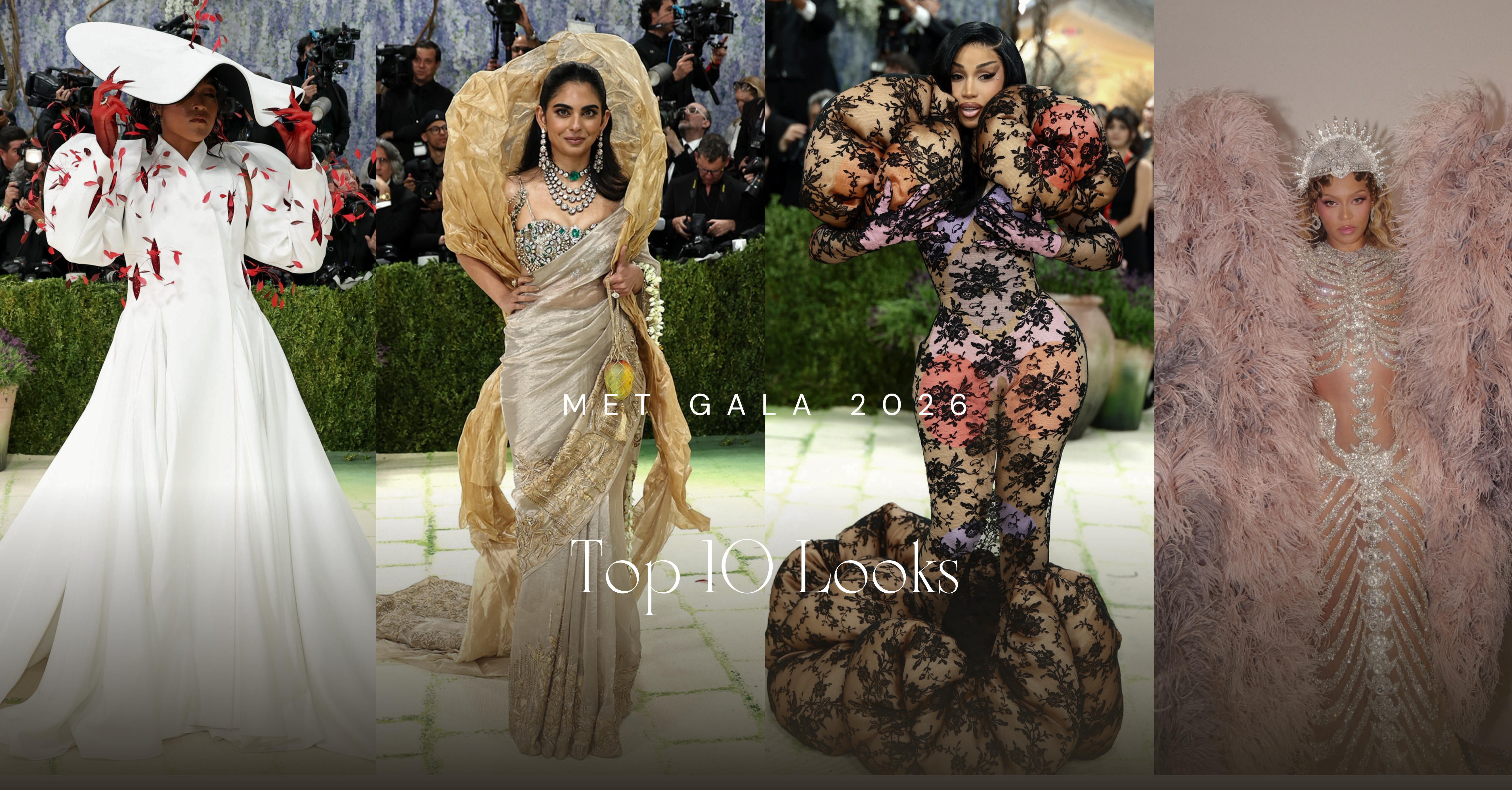 Top 5 Looks From The Met Gala 2026 Isha Ambani In Gaurav Gupta Cardi