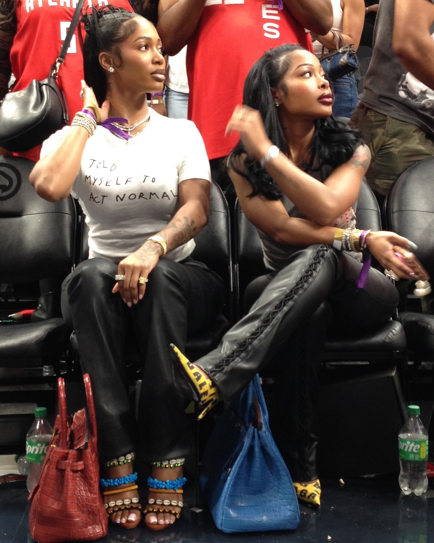 Dess Dior in Vintage Giuseppe Zanotti Shell Heels and Jayda Cheaves in ...
