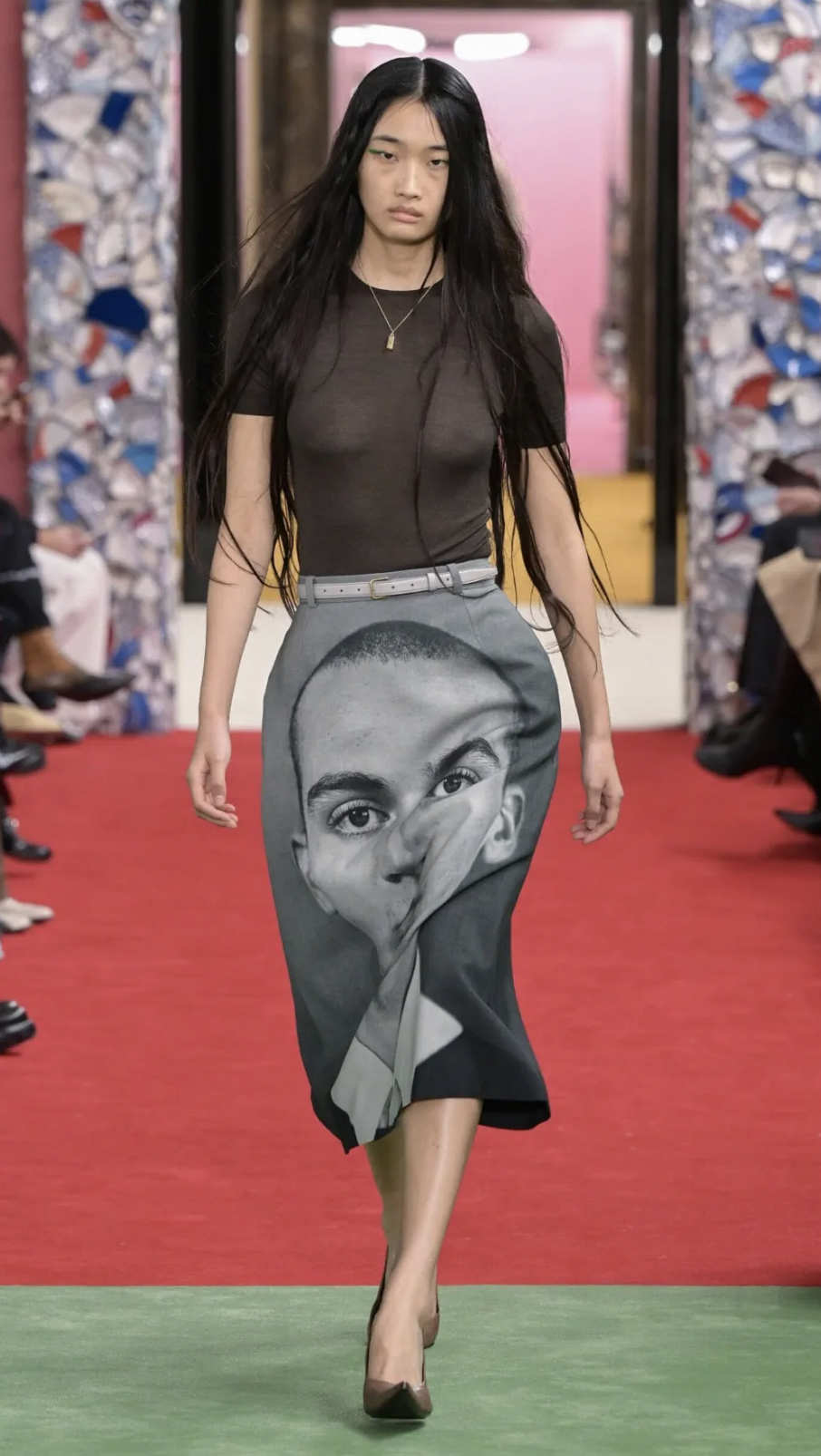 Michelle Obama Wore a Custom Acne Studios FW26 Pencil Skirt Featuring a ...